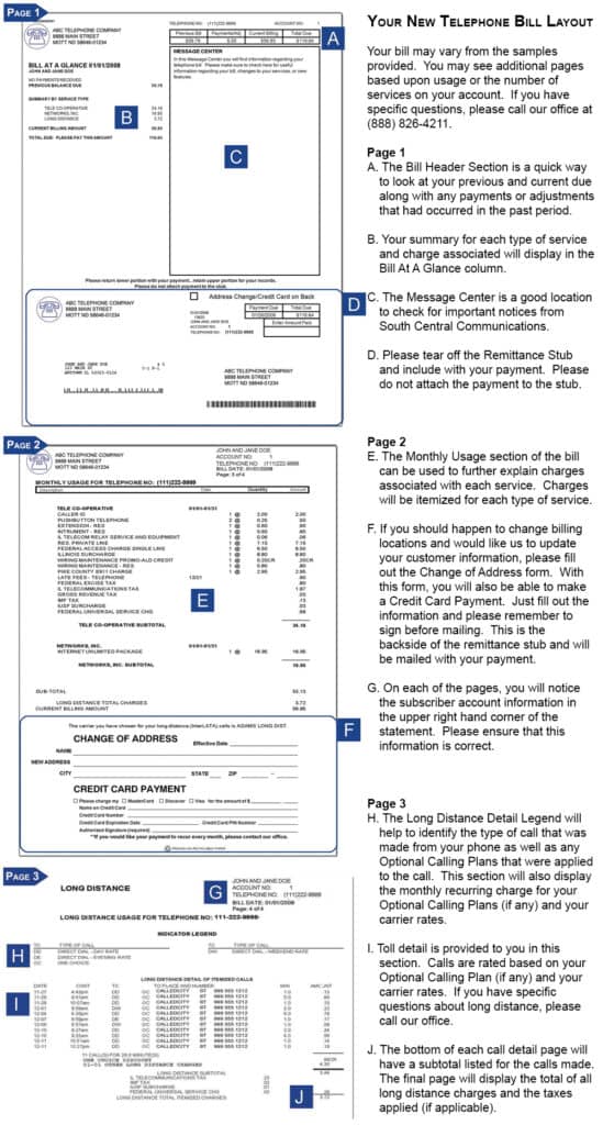 Billing & General Questions - SC Broadband